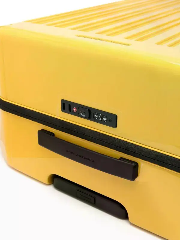 PIQUADRO Spinner High-shine Suitcase - Yellow