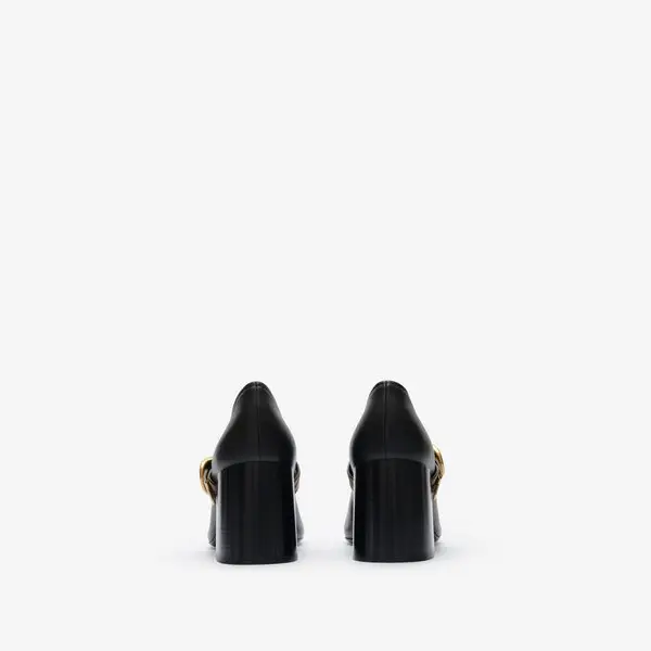 Burberry Check Strap Leather Robin Shoes