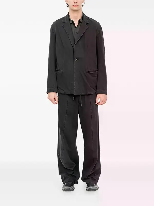 Andrea Ya'aqov Exposed-seam Single-breasted Blazer