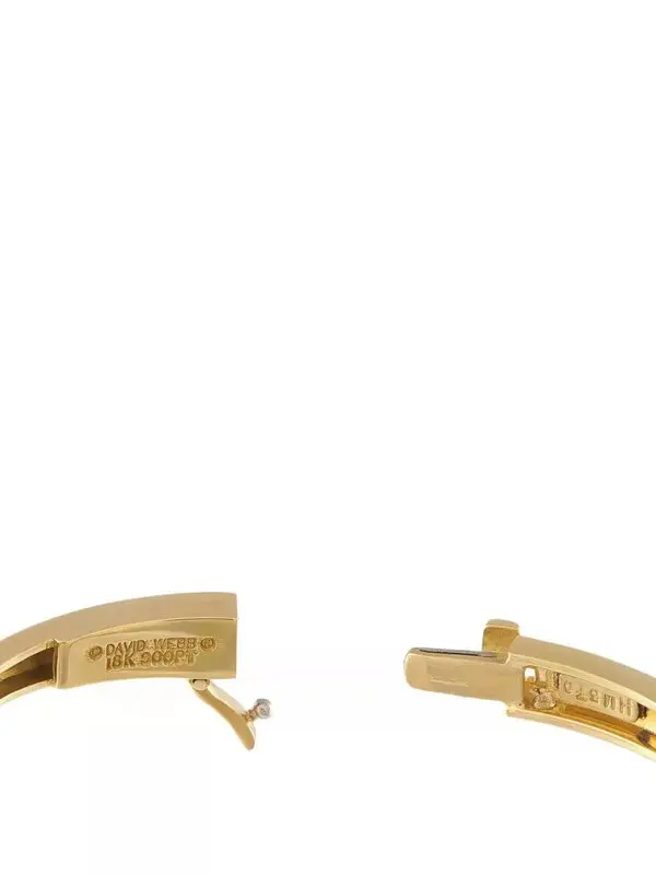 David Webb Skip Diamond And Enamel Bracelet