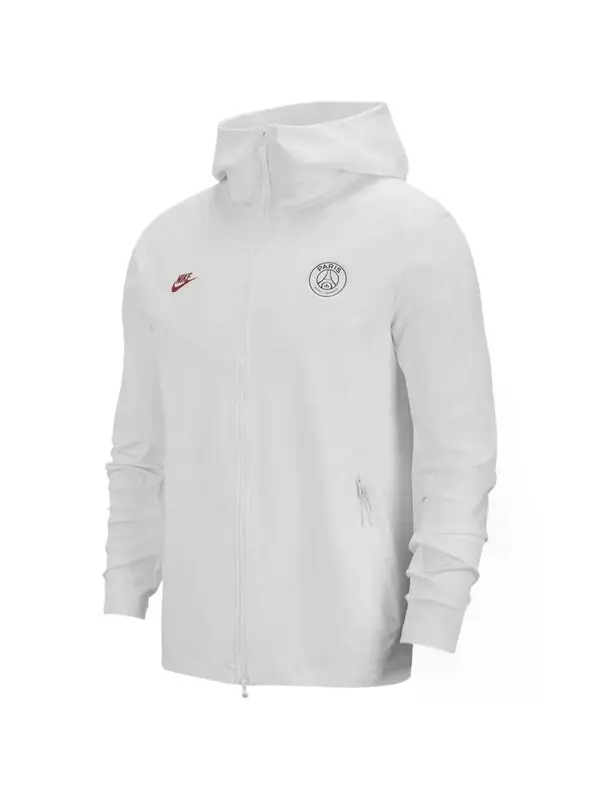 Nike Paris Saint-germain Tech Fleece Zip Hoodie - White