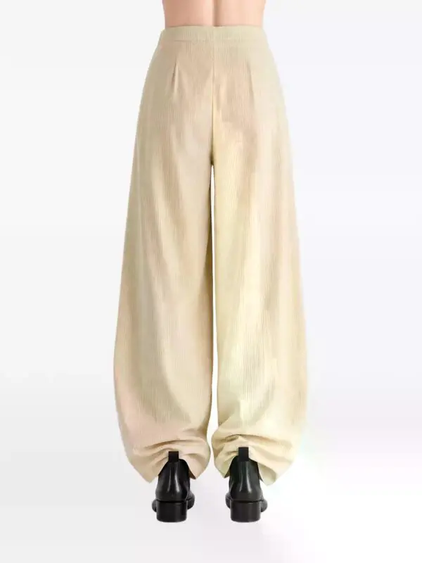 CORTANA Striped Pleated Trousers