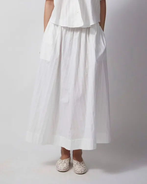 HOUSE OF DAGMAR Cotton Maxi Skirt