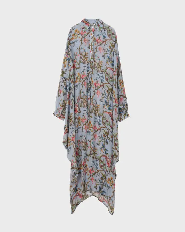 Rodebjer Volta Trailing Dress - Blue