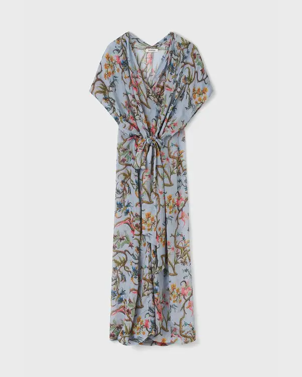 Rodebjer Olympia Trailing Floral Print Maxi Dress