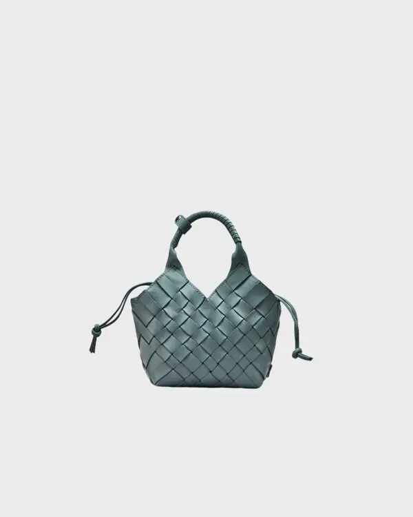 CALA & JADE Misu Mini Braided Leather Bag