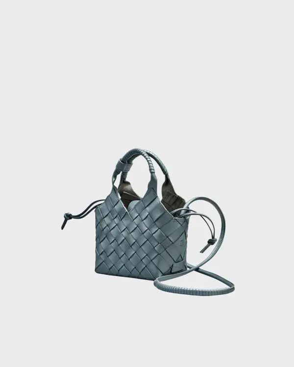 CALA & JADE Misu Mini Braided Leather Bag