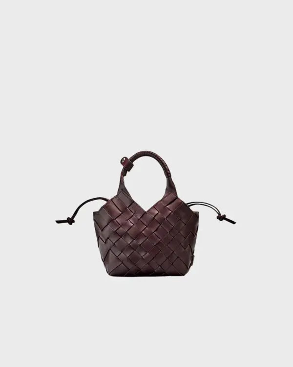 CALA & JADE Misu Mini Woven Leather Bag