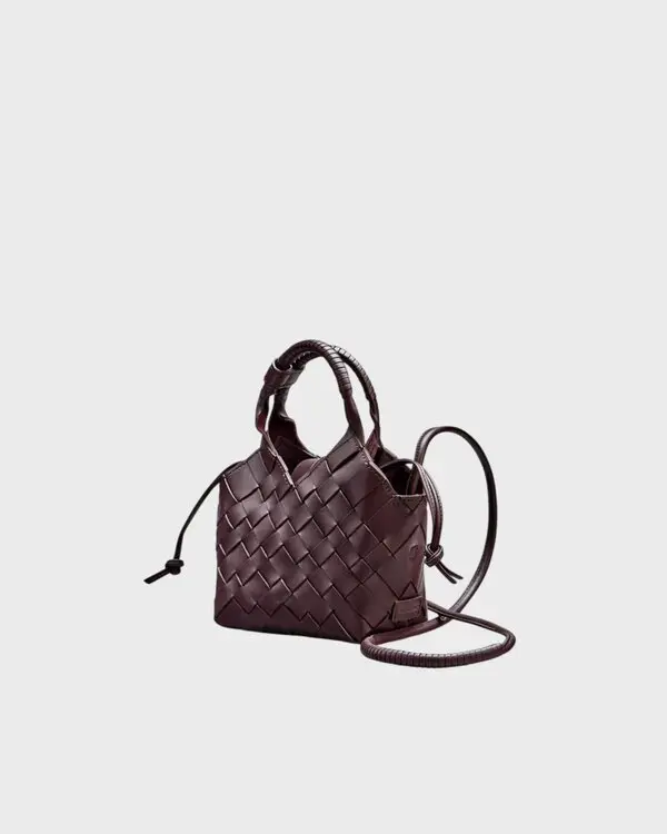 CALA & JADE Misu Mini Woven Leather Bag