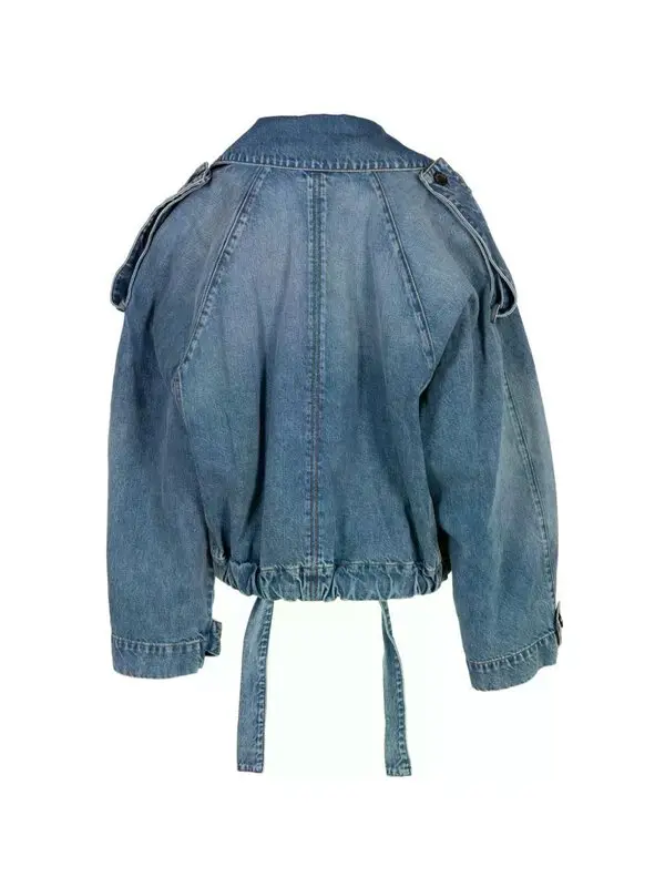 Brandon Maxwell Regan Denim Jacket