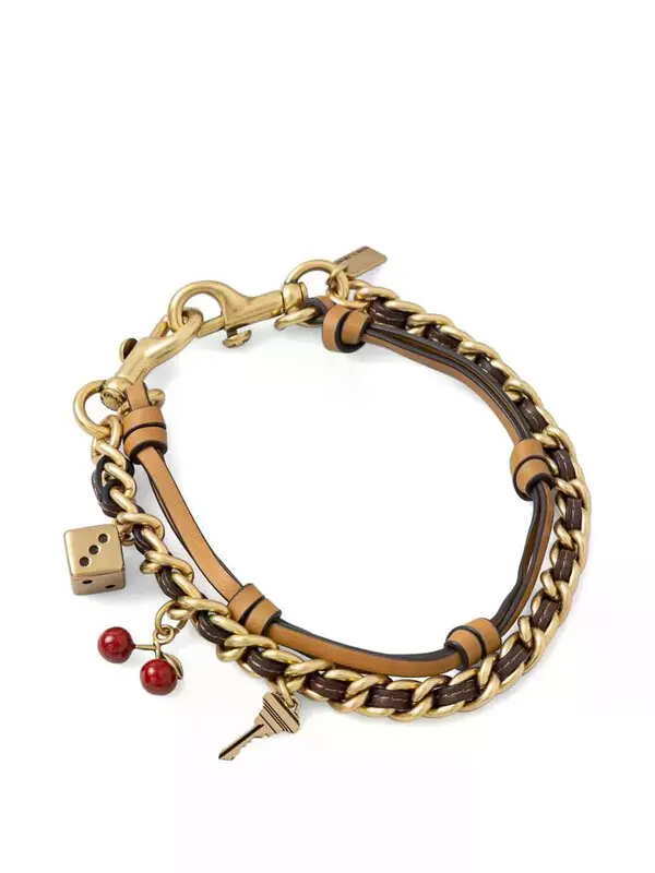 COACH Swag Chain Bag Charm - Gold