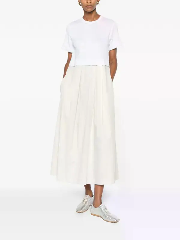 Peserico Paneled Crewneck Dress