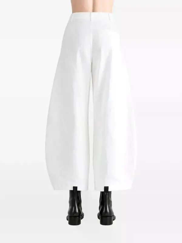 AMOMENTO Balloon-leg Pleated Trousers