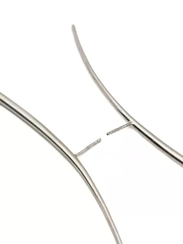 PANCONESI Curved Bar Earrings