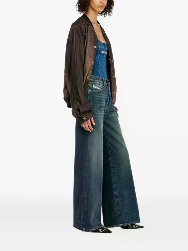 DIESEL® 1978 D-akemi Flared-leg Jeans - Blue