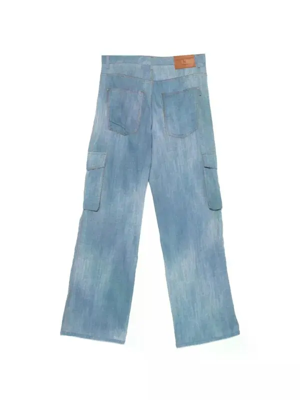 Ermanno Scervino Light Trompe L'oeil Print Cargo Pants