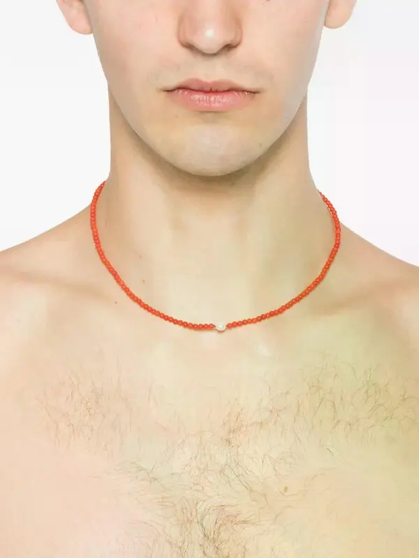 COLLANINE COLORATE Beaded Pearl-detail Necklace
