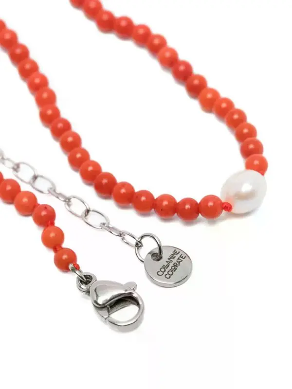 COLLANINE COLORATE Beaded Pearl-detail Necklace