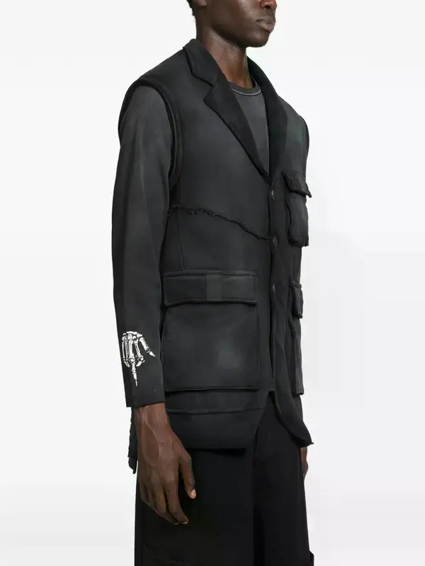 MASSIMO SABBADIN Washed Finish Cargo Vest