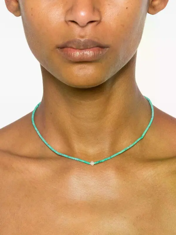 COLLANINE COLORATE Beaded Pearl-embellished Necklace