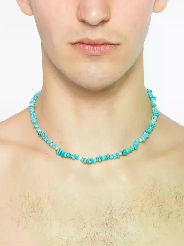 COLLANINE COLORATE Turquoise Pearl-embellished Necklace