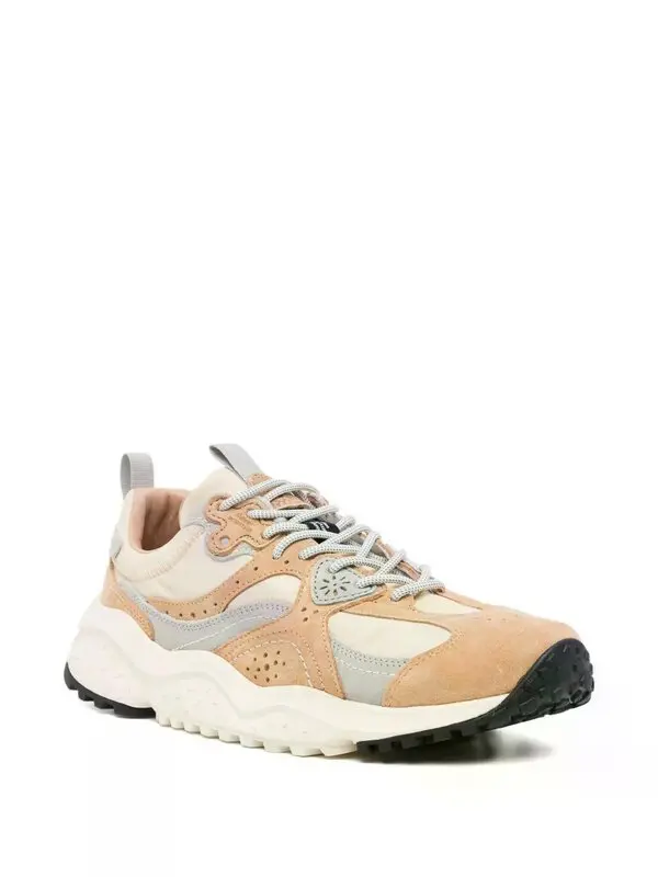 FLOWER MOUNTAIN Panelled Perforated Sneakers