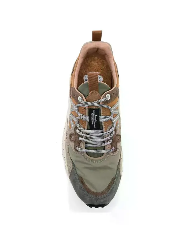 FLOWER MOUNTAIN Panelled Sneakers - Neutrals