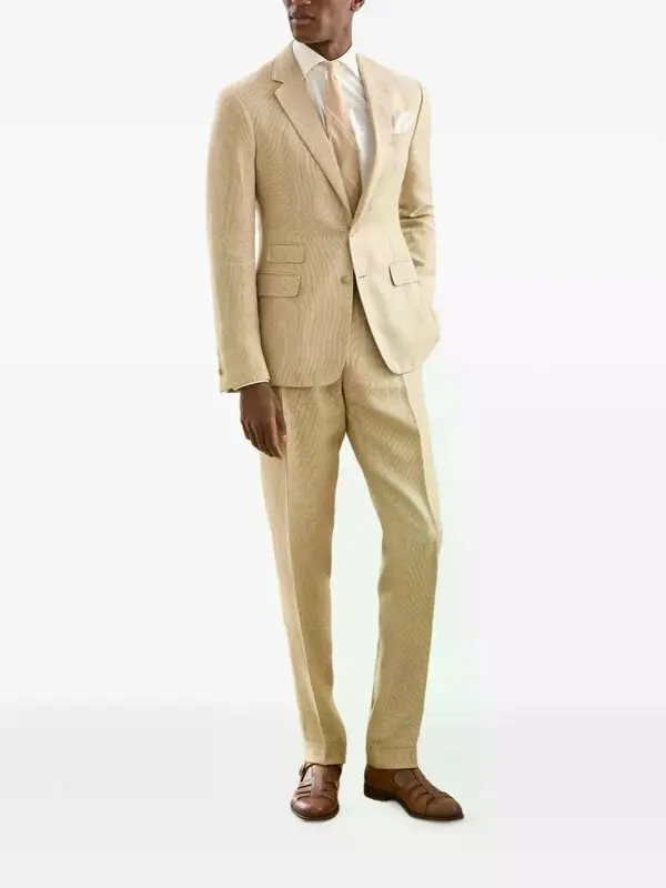 Ralph Lauren Purple Label Kent Notch-lapel Double-breasted Blazer - Neutrals