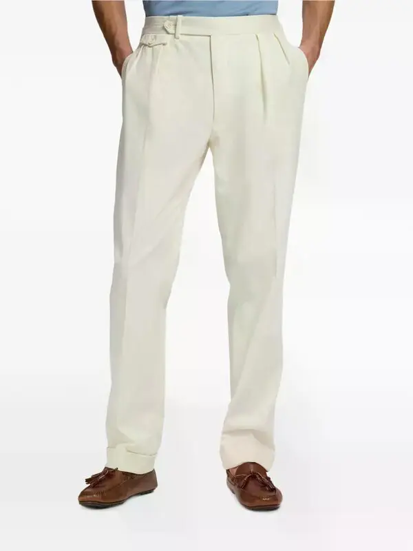 Ralph Lauren Purple Label Gregory Double-pleated Tailored Trousers