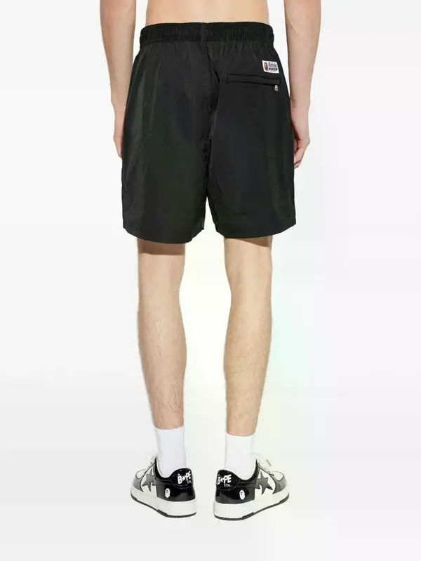 A BATHING APE Logo-print Elasticated-waist Shorts