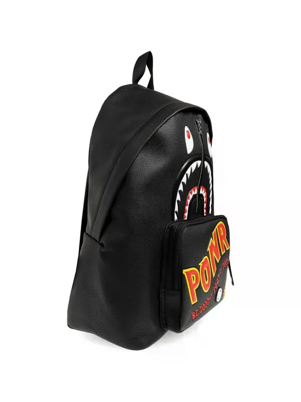 A BATHING APE Shark-motif Backpack