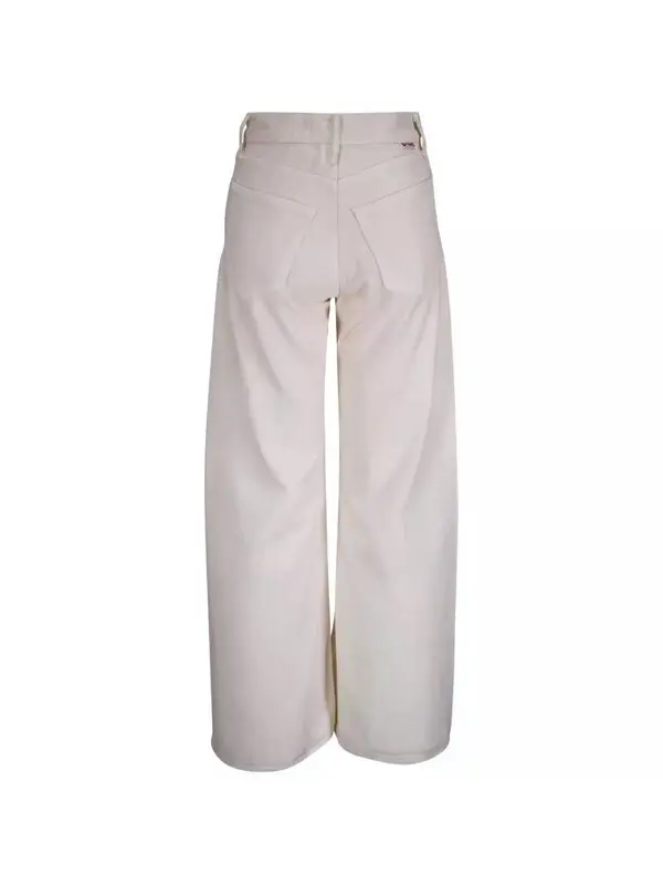 MOTHER The Lil Lemon Twist Sneak Logo-detail Jeans