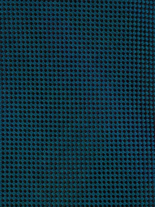Zegna Silk Micro-pattern Tie - Green
