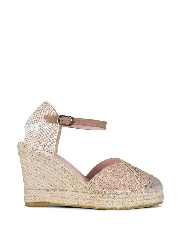 Ron White Buckle-fastening Wedge Espadrilles