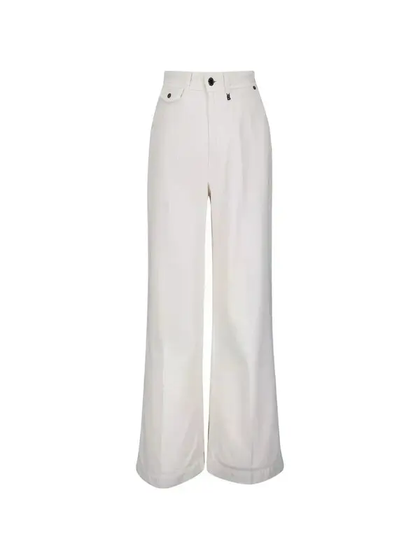 Bogner Rica Logo-detail Jeans - White