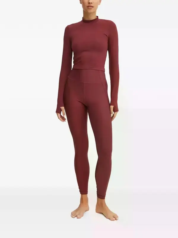 CASALL Ribbed Knit Thumb-slot Top