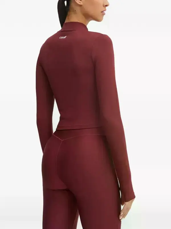 CASALL Ribbed Knit Thumb-slot Top