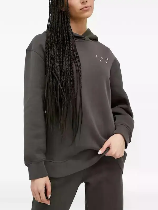 CASALL Logo Print Hoodie - Grey