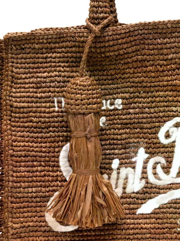 MC2 SAINT BARTH Colette Raffia Tote Bag