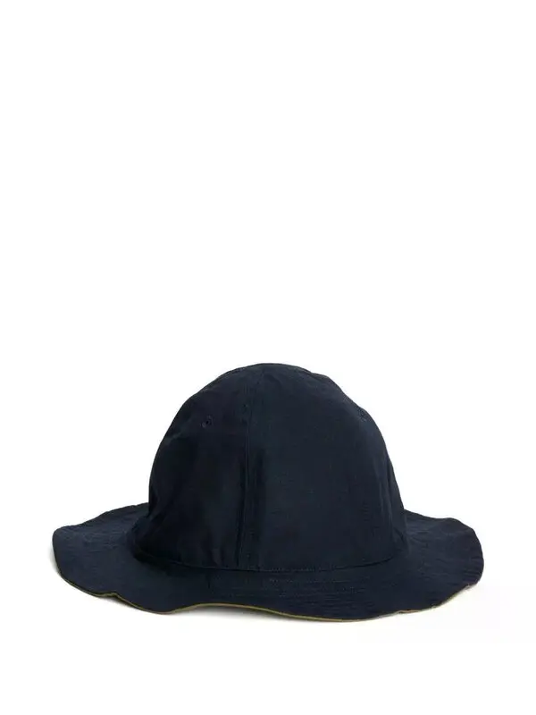 MARGARET HOWELL Mhl. Coarse-yarn Bucket Hat - Blue