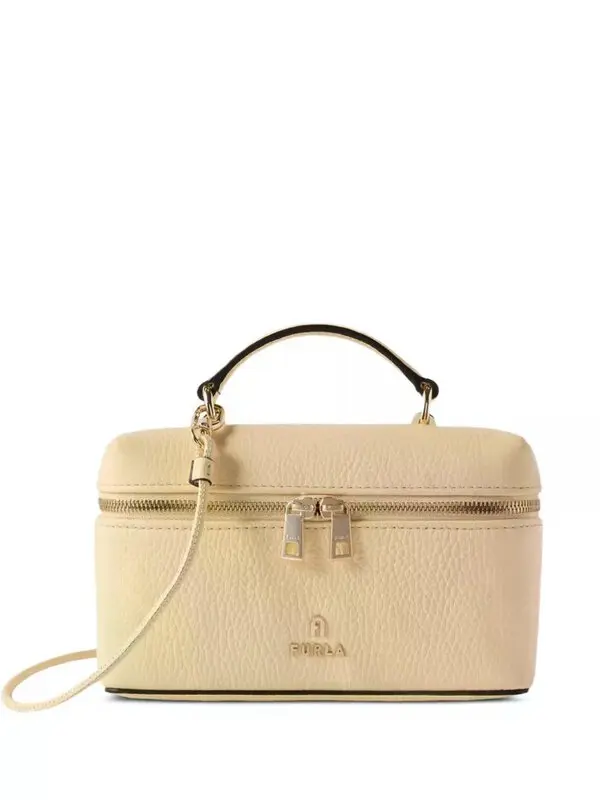 Furla Mini Camelia Grainy Leather Tote Bag