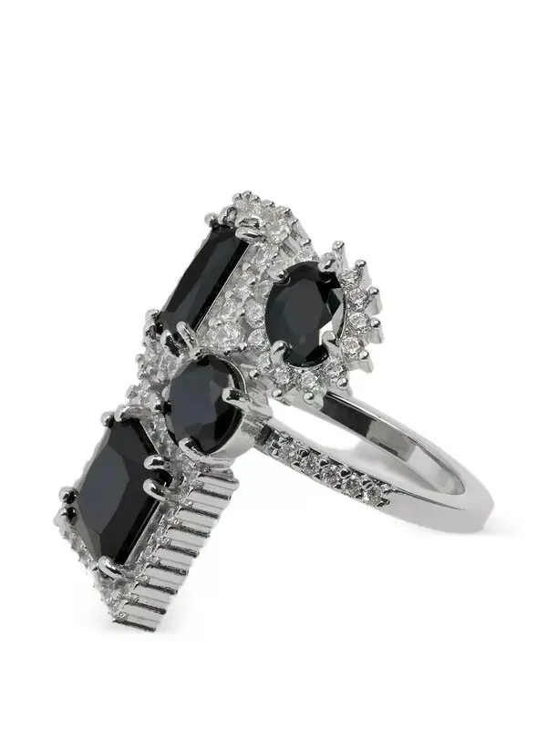 MAISON MARGIELA Zirconia Embellished Cluster Rings