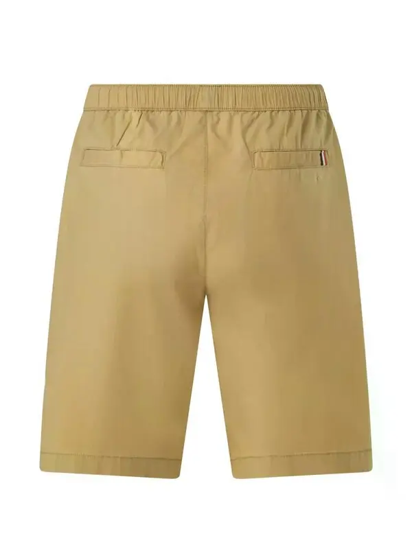 CONTE OF FLORENCE Embroidered Logo Shorts - Neutrals