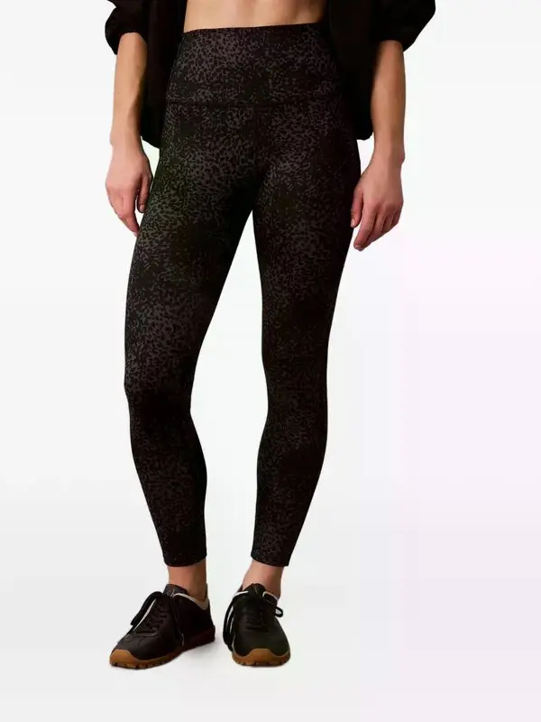 Calvin Klein Animal-print Leggings - Black
