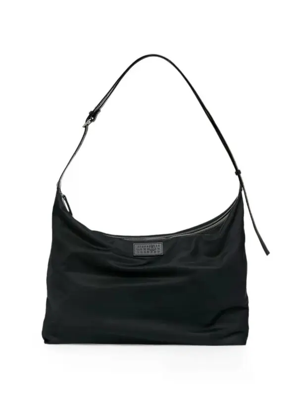 MAISON MARGIELA Logo Patch Crossbody Bag - Black