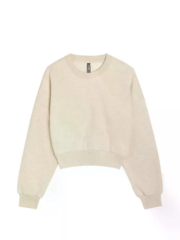 Vuori Restore Mini Crew-neck Cropped Sweater - Neutrals