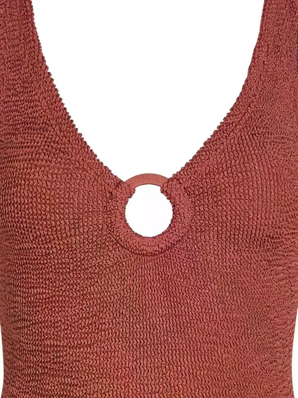 Hunza G Celine Ring-detail Swimsuit