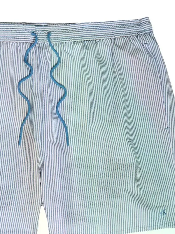 Calvin Klein Striped Seersucker Swim Shorts