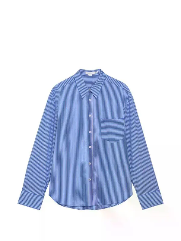 Good American Striped Cotton Shirt