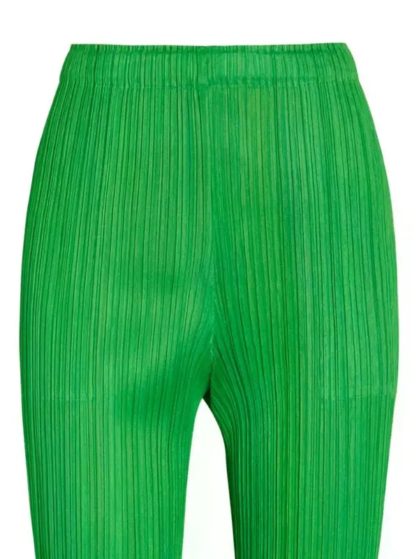 Issey Miyake Cropped Trousers - Green